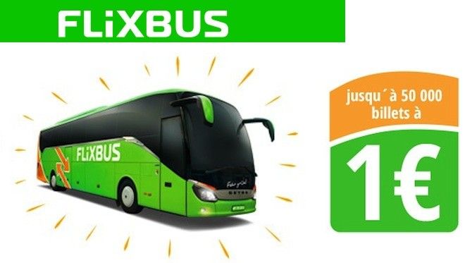 Flixbus: des billets de bus pour voyager en France à 1 € | PaidPR